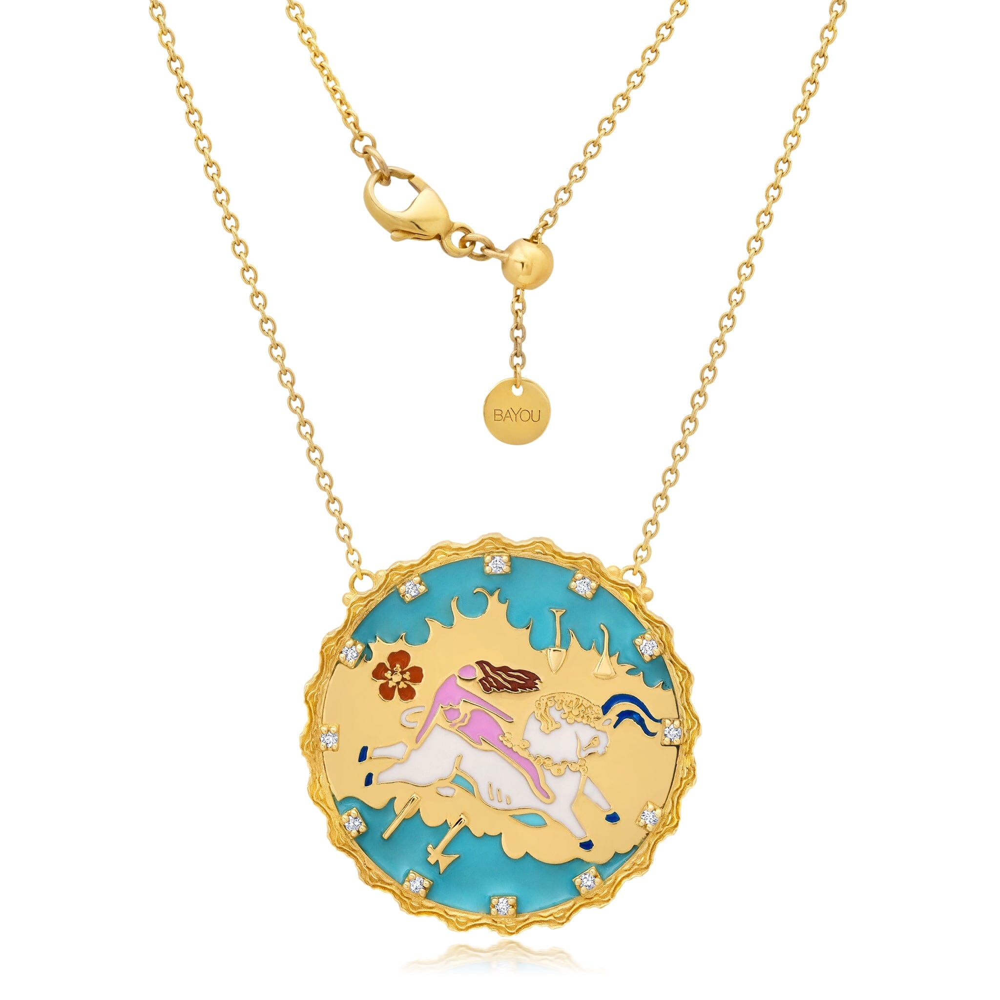 The Fearless Rider Coin Necklace | Made to Order – Bayou with Love